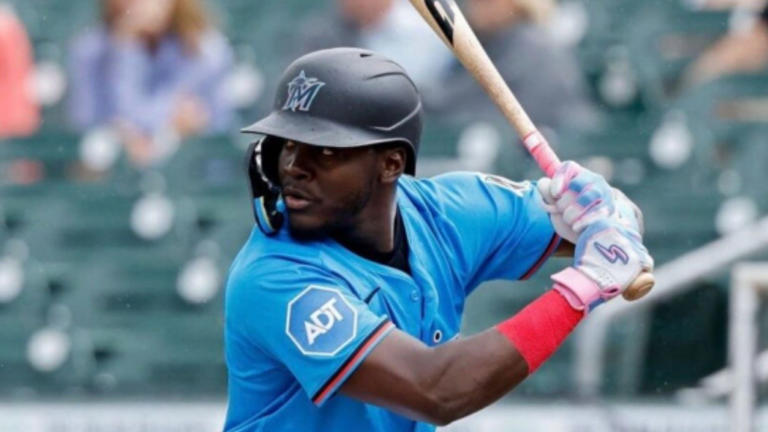 MLB: Dominican Prospect Makes Debut with Marlins and Celebrates with ...