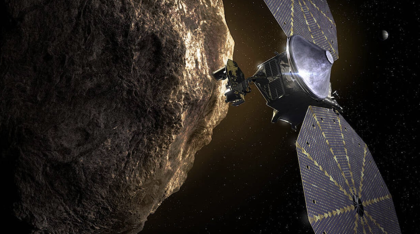 NASA spacecraft zooms by strange asteroid, beams back images