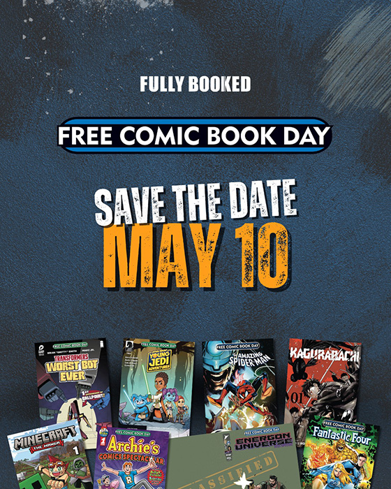Fully Booked's Free Comic Book Day is set for May 10