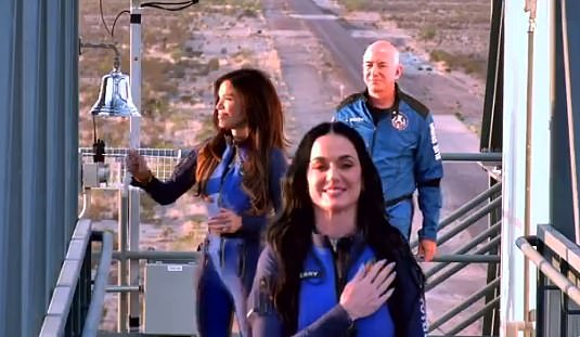 Patch worn by Katy Perry sparks claims mission was a 'satanic ritual'