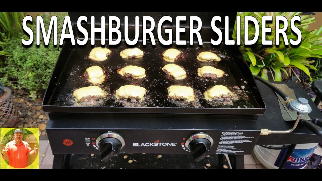 Mini Smash Burgers Made Easy on Blackstone Griddle