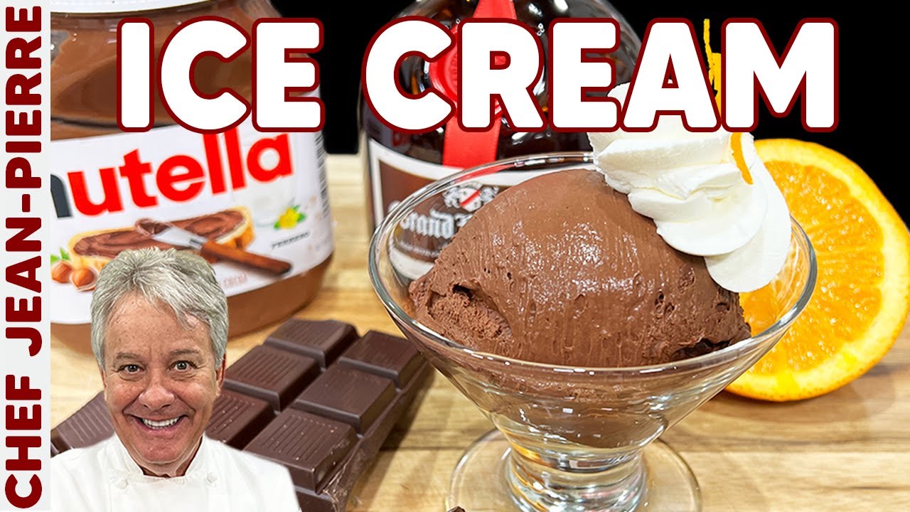 Chocolate Ice Cream Recipe - My Favorite Ever | Chef Jean-Pierre