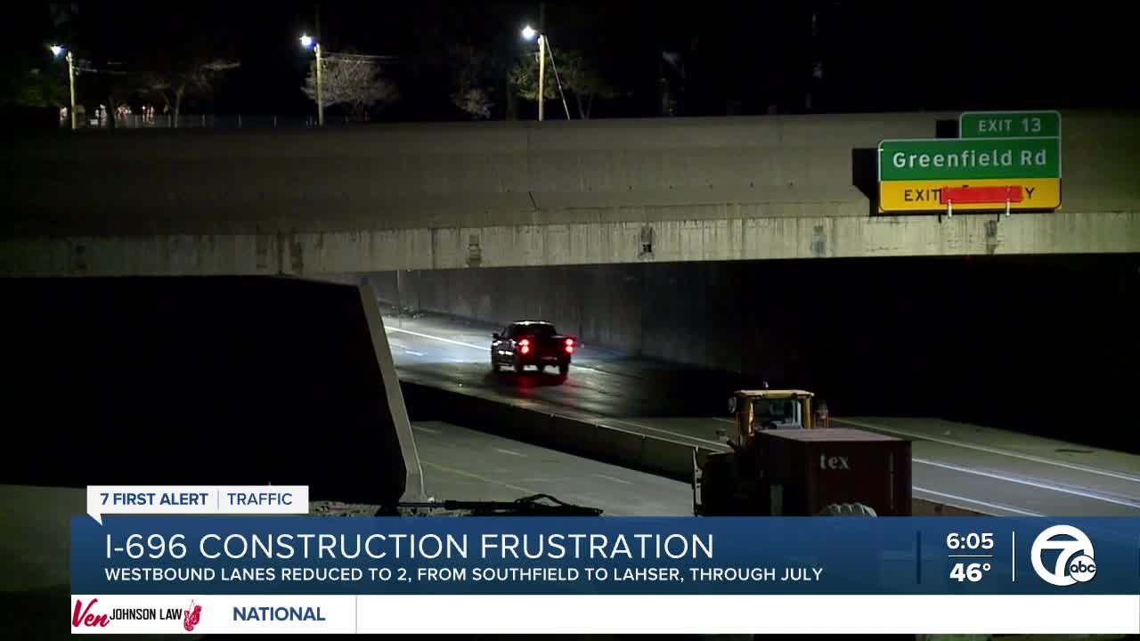 I-696 construction: New phase brings double lane closure, full shutdown ...