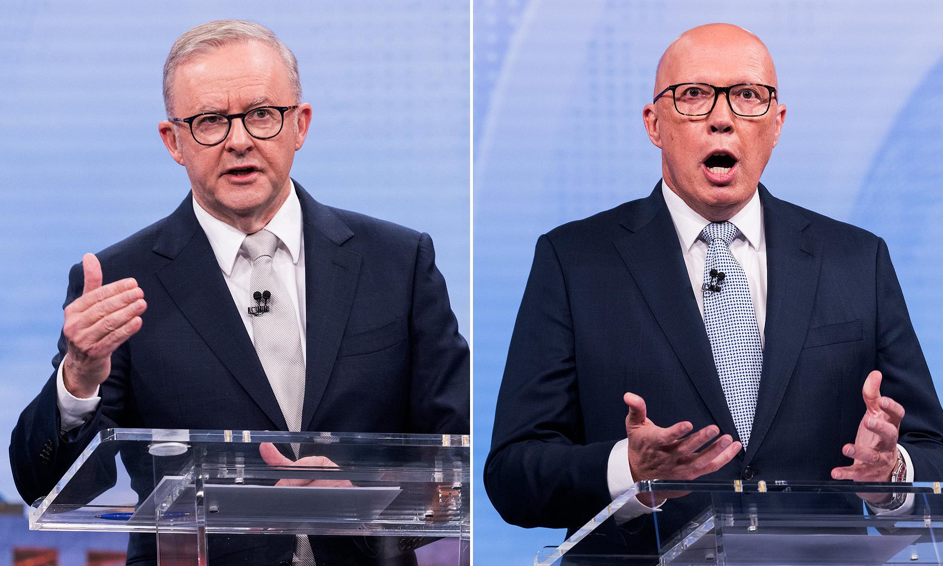 Leaders' debate turns ugly as Albo and Dutton hurl insults