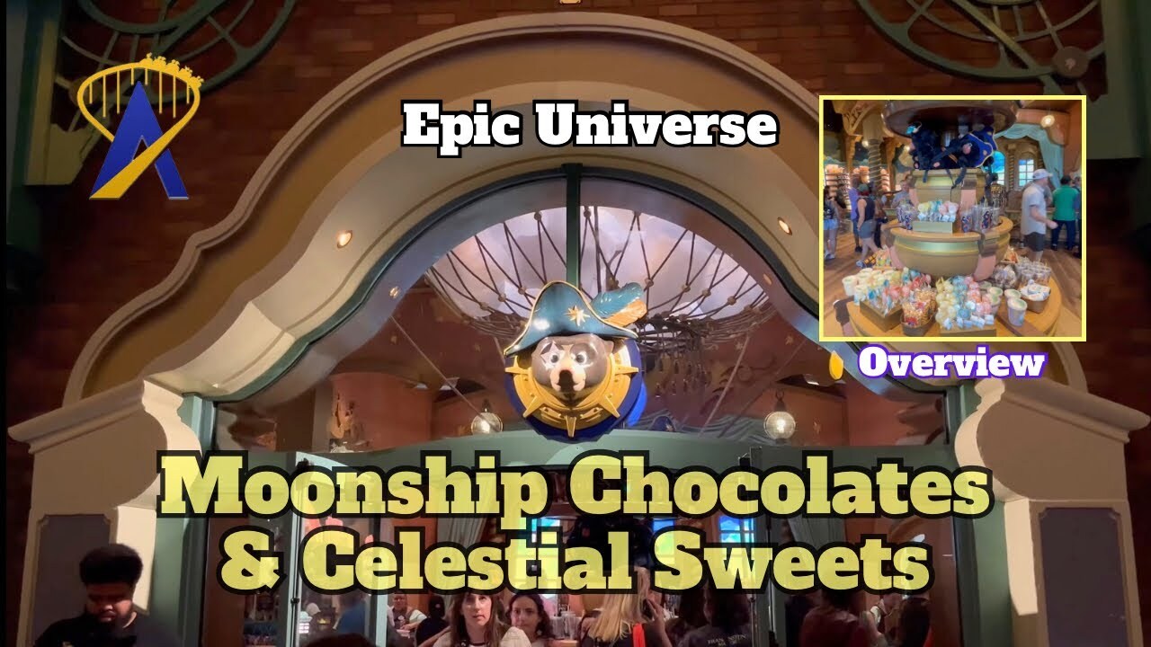 Epic Universe Moonship Chocolates & Celestial Sweets | Store Overview