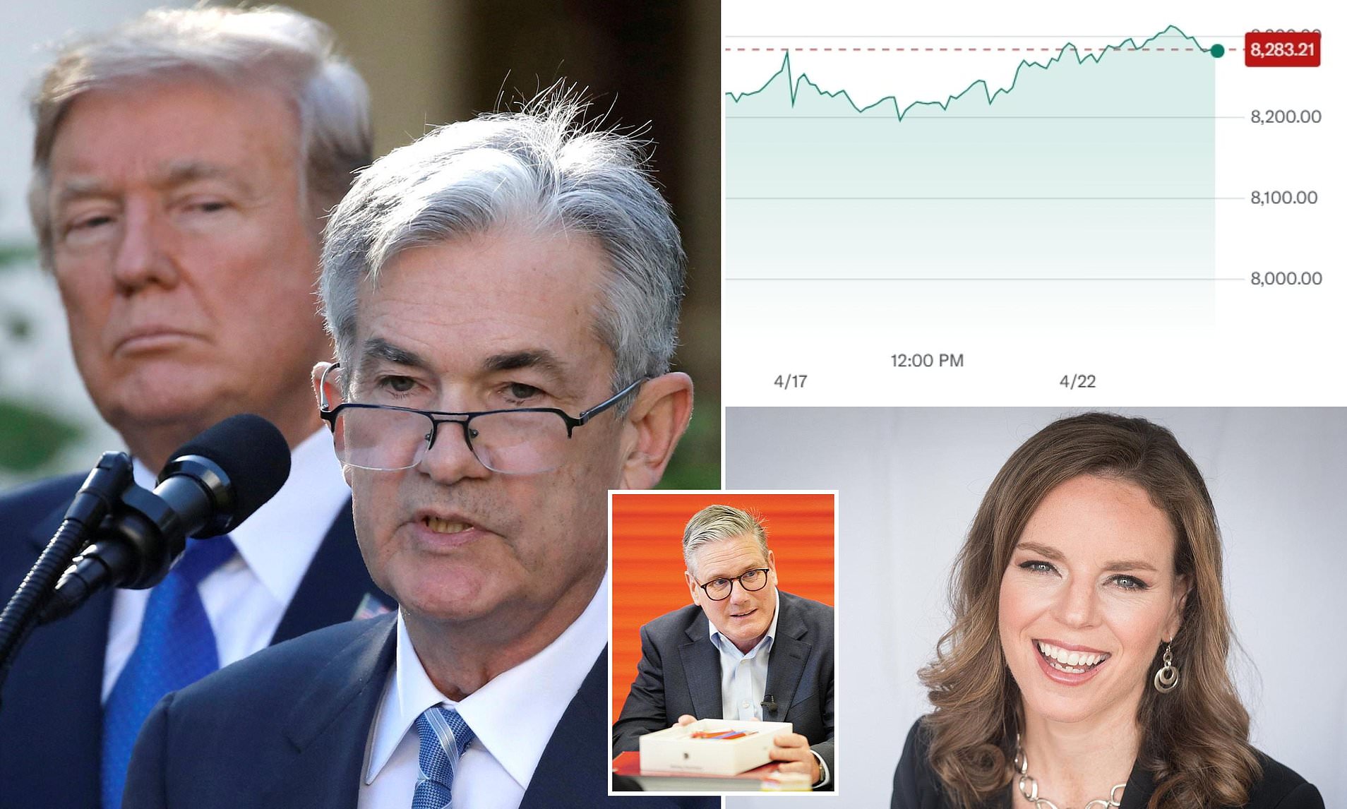 FTSE 100 defies global Trump falls to gain after BoE chief says US ...