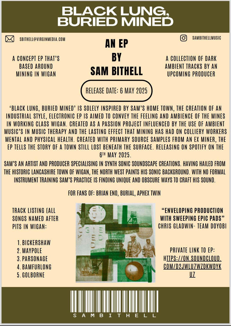 Black Lung, Buried Mined by Sam Bithell: New EP and exhibition from ...