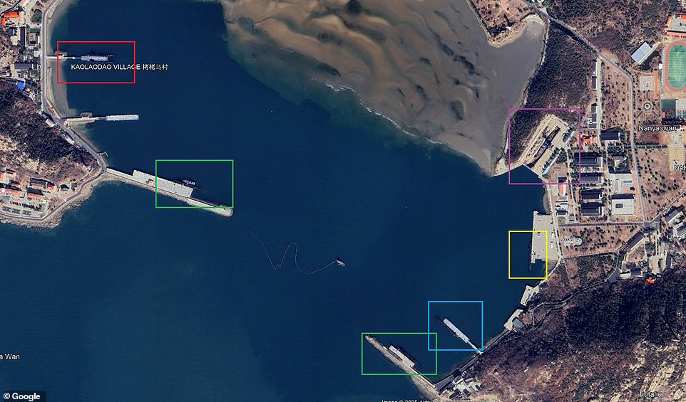 Satellite images show China's new naval base fueling military concerns