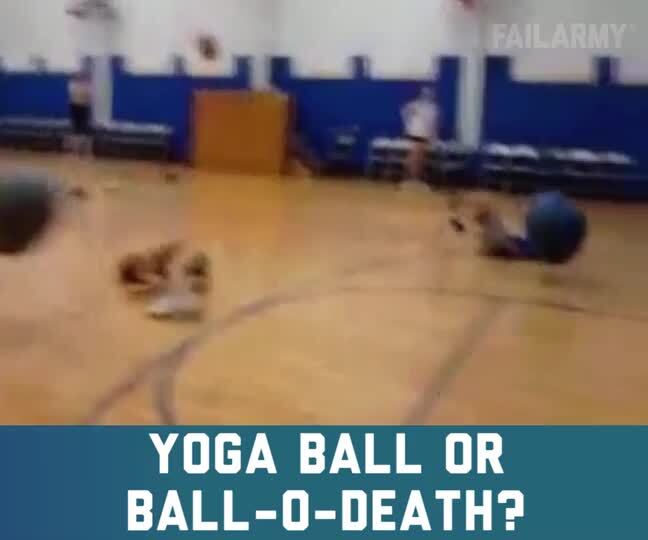 Giant Yoga Ball Fails