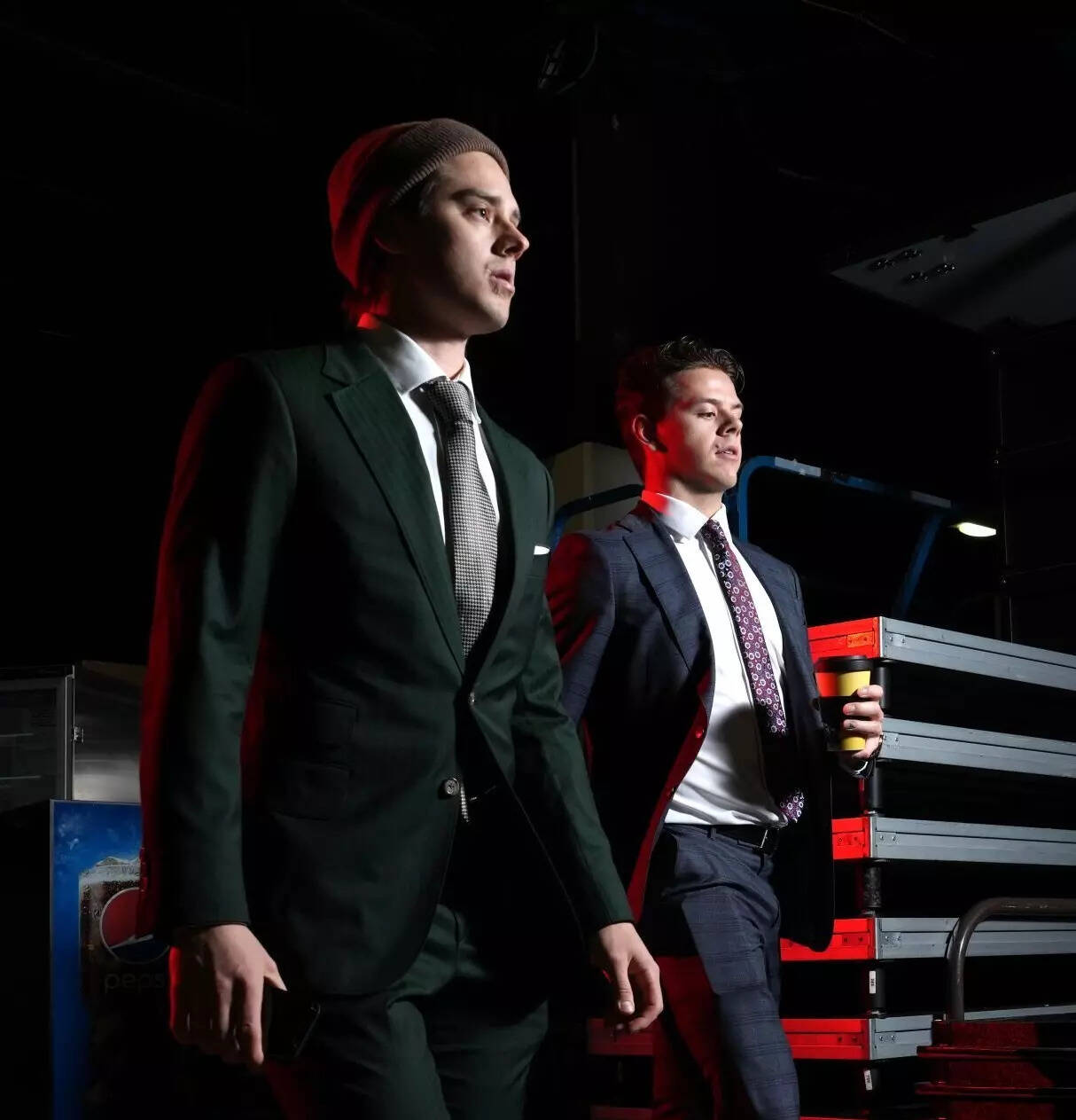 Carolina Hurricanes aid the fans preparing for Game 2 of Sebastian Aho ...