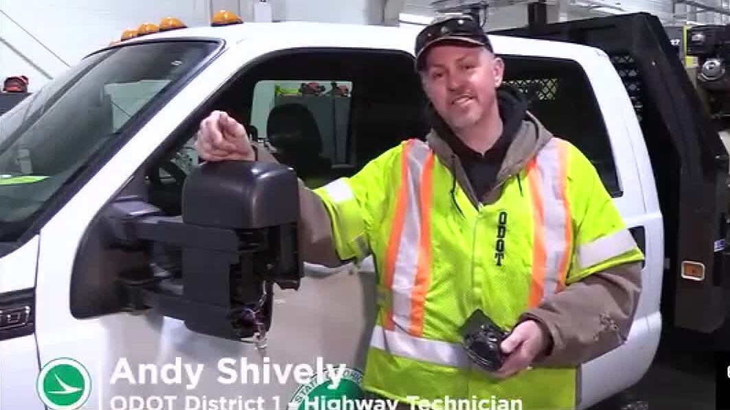 ODOT worker shares story after almost being hit by car