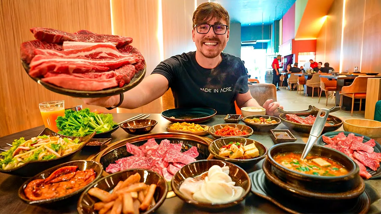 Experimentando Essa Nova Íncrivel Churrascaria Coreana da Liberdade