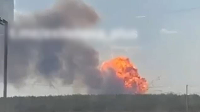 One of Putin’s biggest weapons factories on fire after explosion