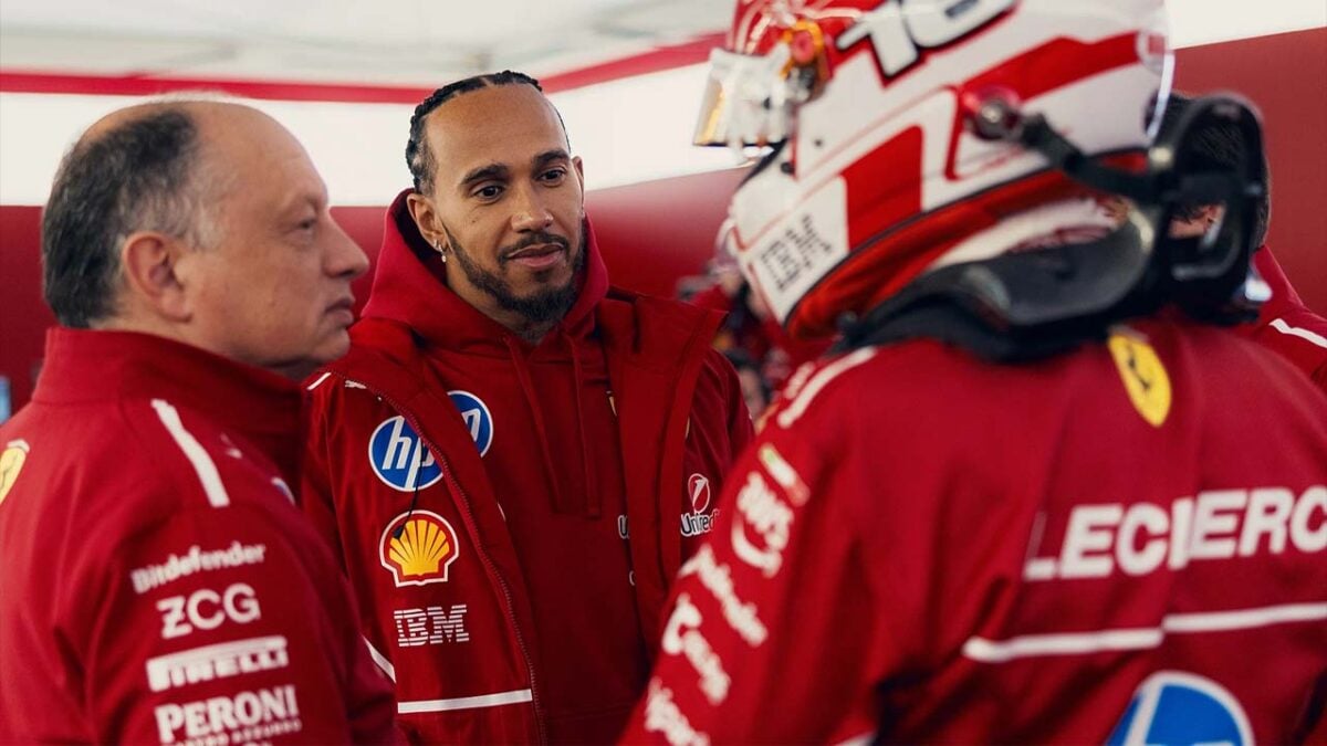 “I Can’t Say Too Much,” Lewis Hamilton Tight-Lipped on Ferrari’s Issues ...