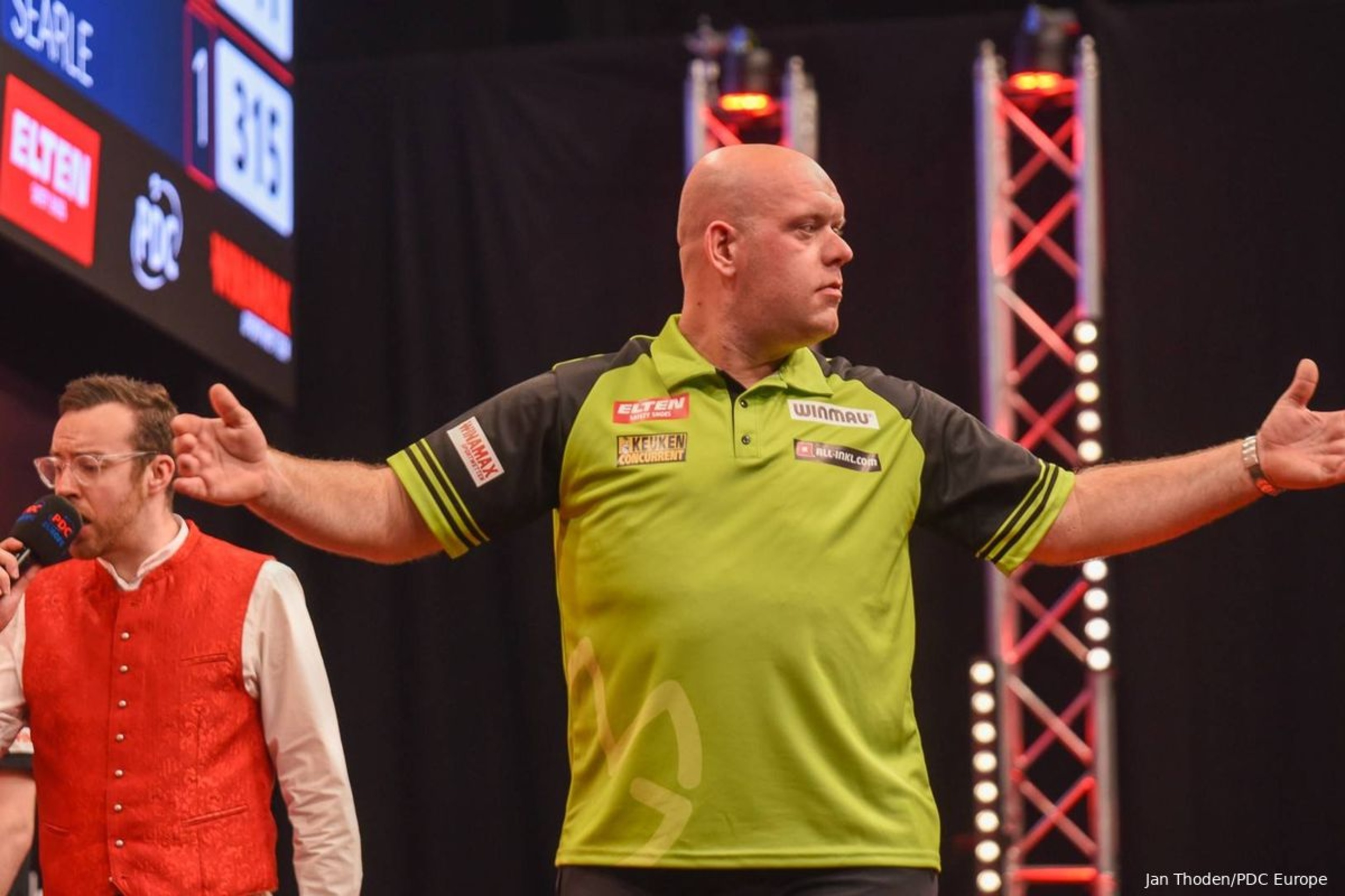 Finished? Not quite: Michael van Gerwen romps to 38th European Tour ...