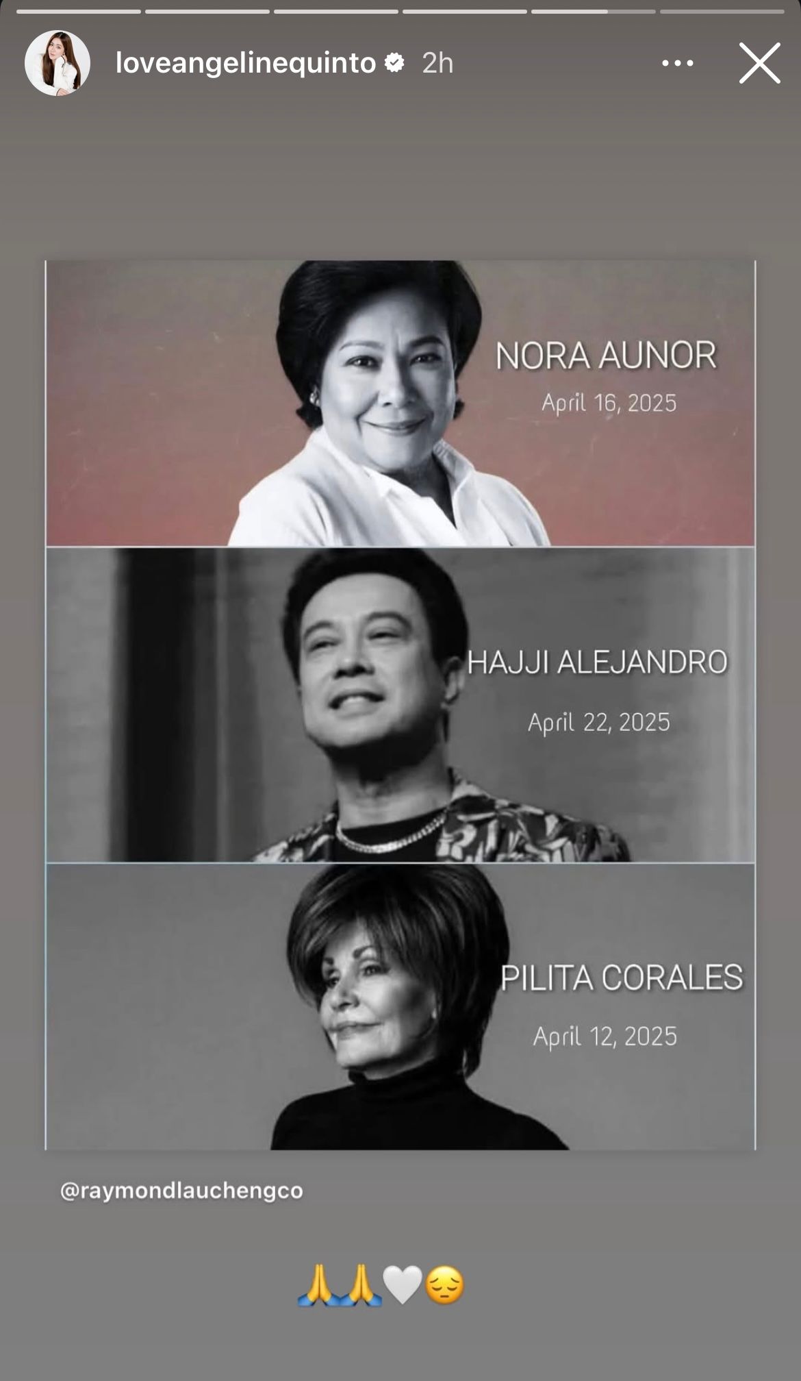 Geneva Cruz, Dingdong Avanzado, Vina Morales, artists pen tributes for ...