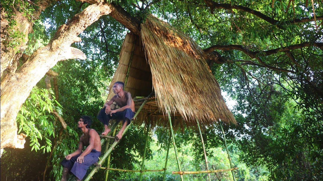 Building a Bamboo Treehouse!