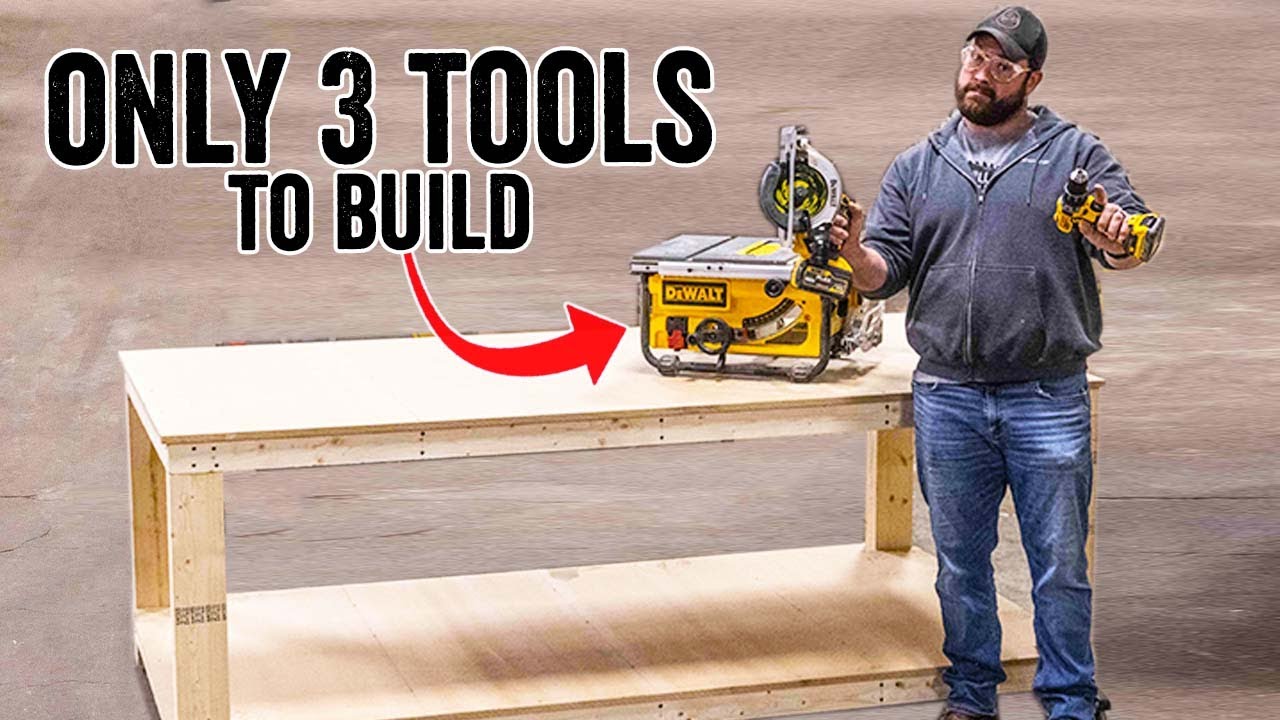 EASY Beginner Basic Tool Workbench Build!