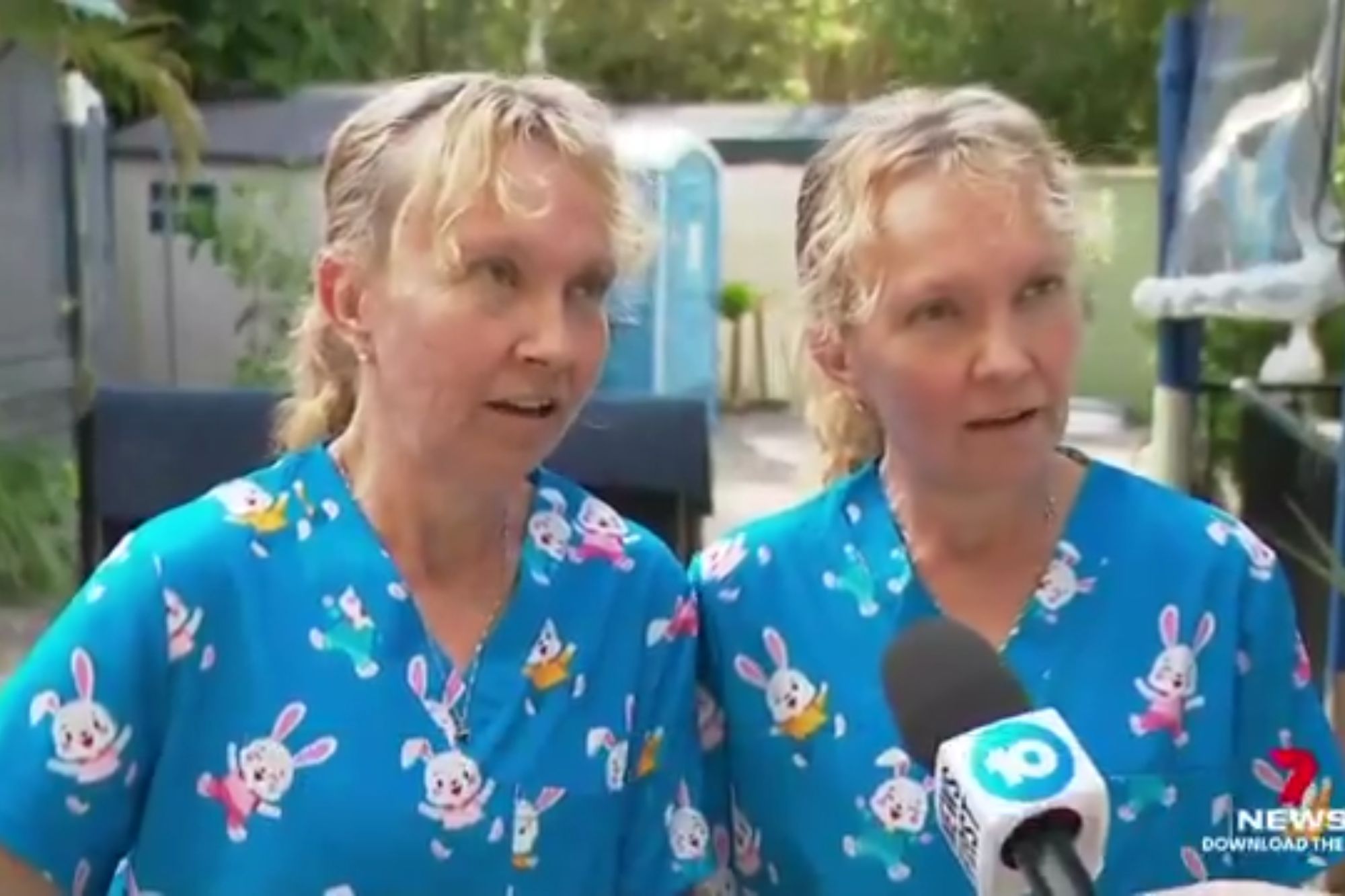 Twin telepathy: Identical twin sisters go viral after uncanny in-sync ...