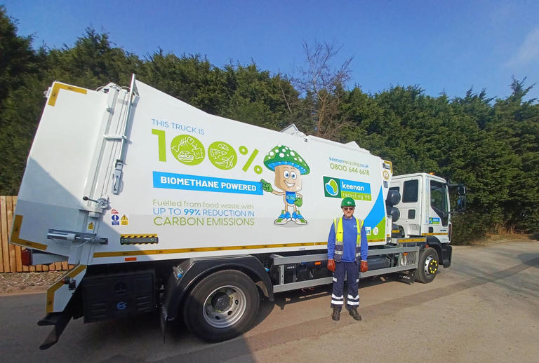 Keenan Recycling powers ahead with 100% biomethane food waste trucks