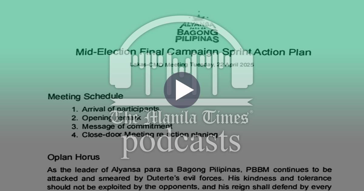 HEADLINES: Leaked paper lays out poll attack plan | April 23, 2025