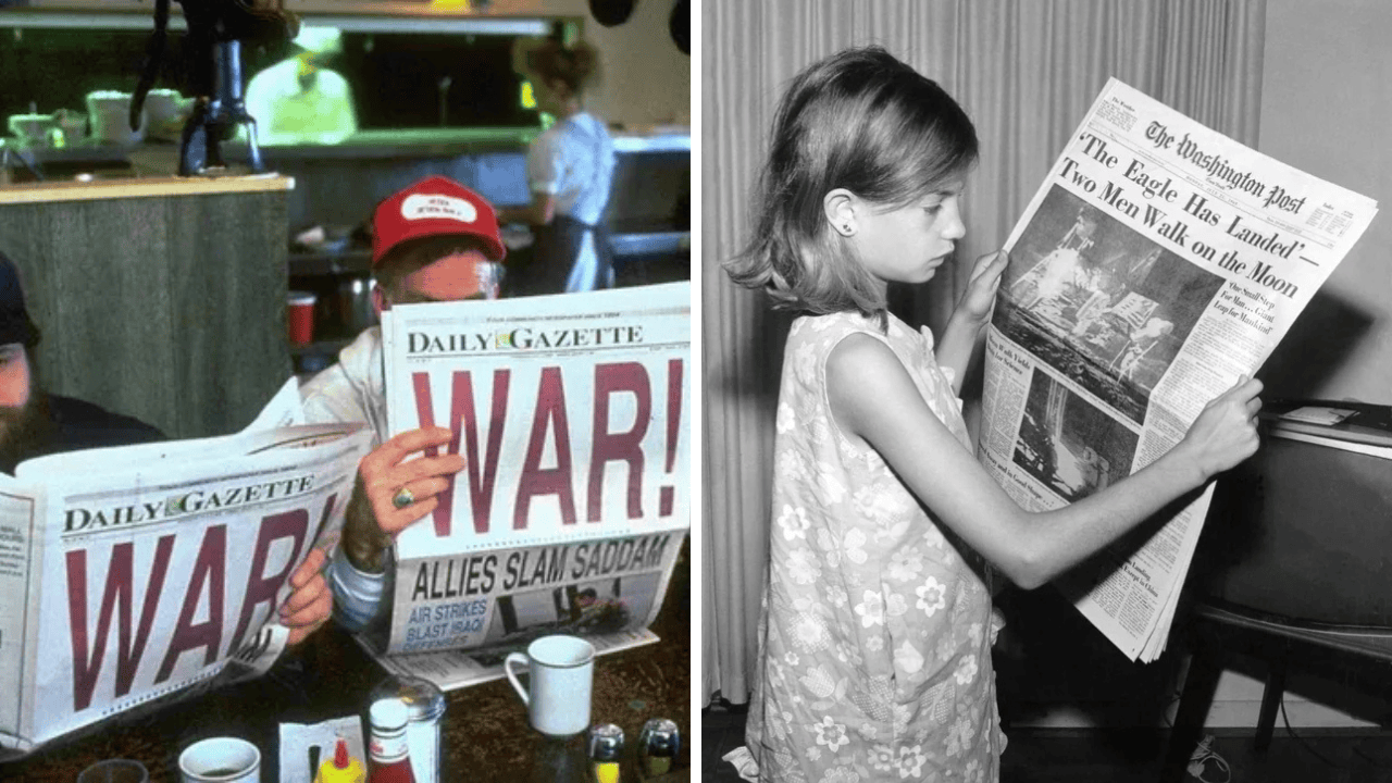 27 Old Newspaper Headlines That'll Walk You Through History