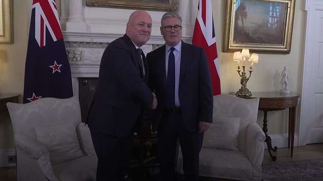 Starmer thanks New Zealand for its 'support' for the coalition of the ...