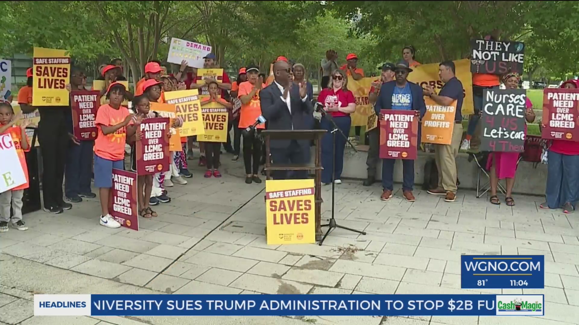UMC nurses rally for safer working conditions