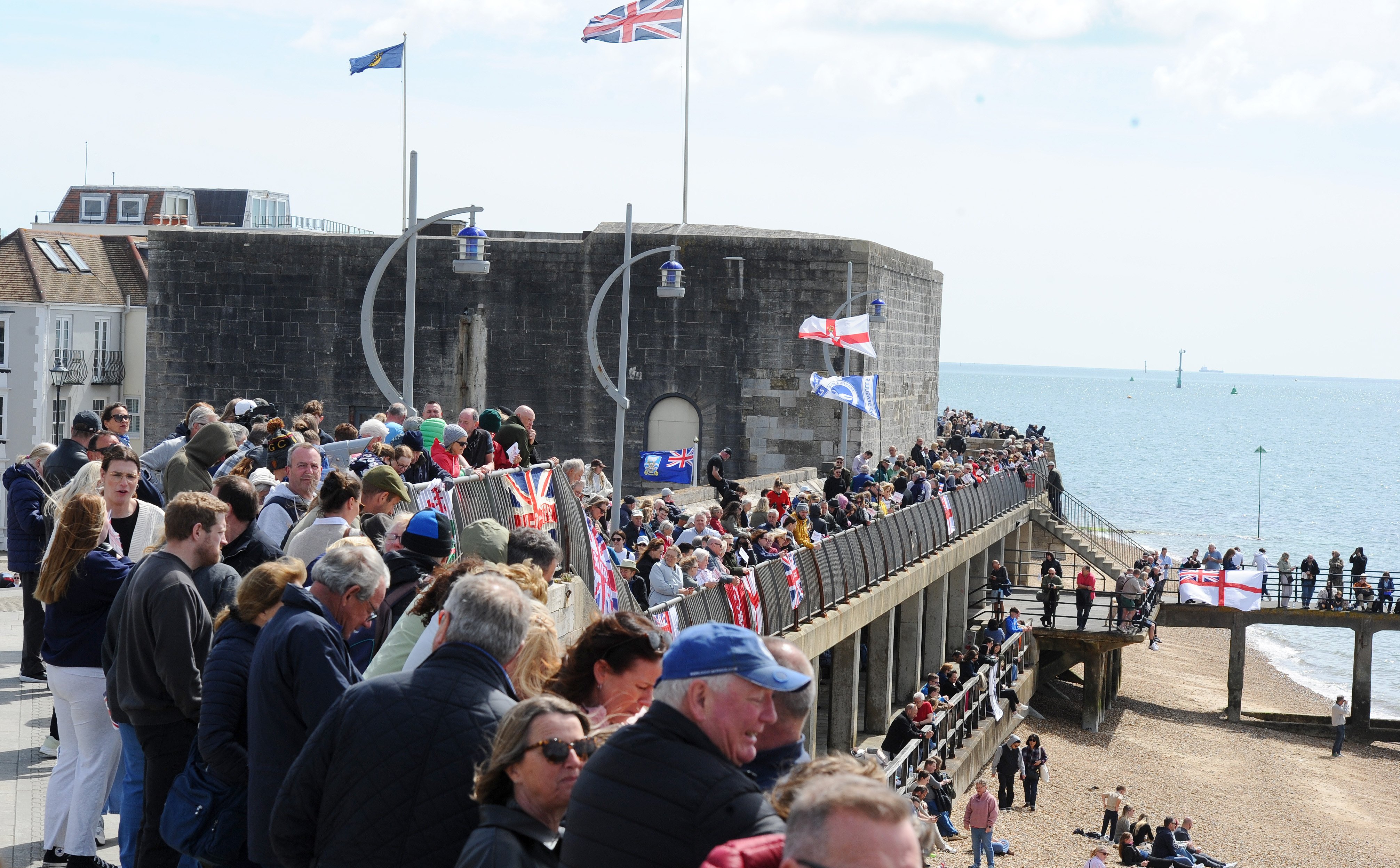 HMS Prince of Wales: Proud families gather to wave off Navy flagship as ...