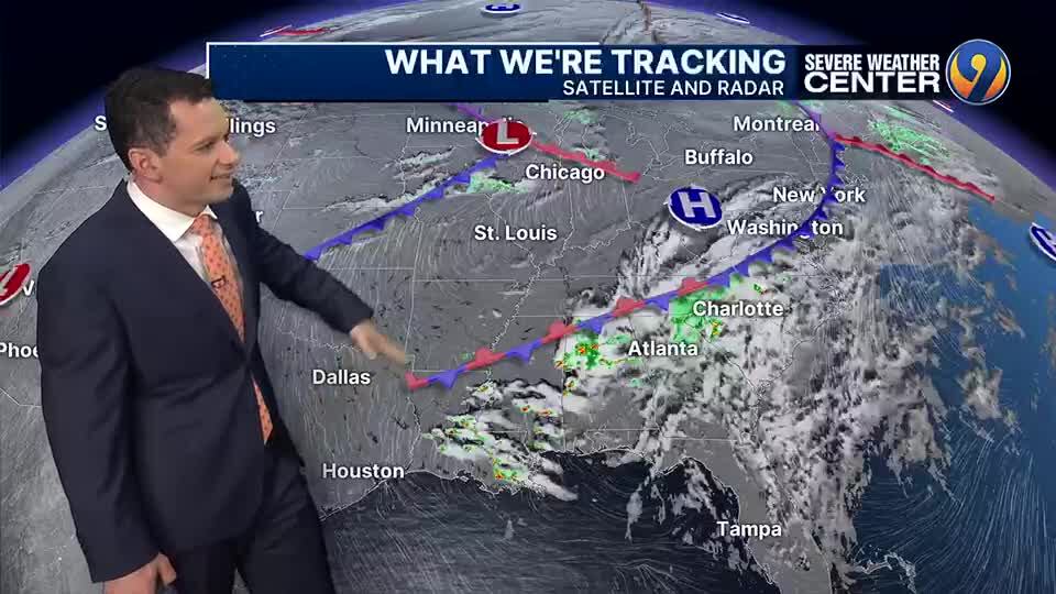 Tuesday's evening forecast update with Meteorologist Joe Puma