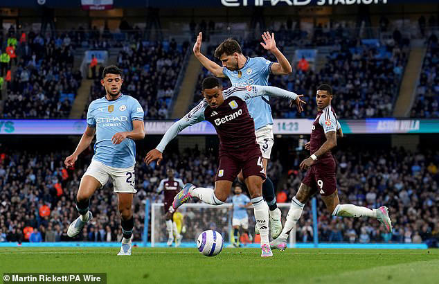 Manchester City 2-1 Aston Villa: Matheus Nunes' late winner puts hosts ...