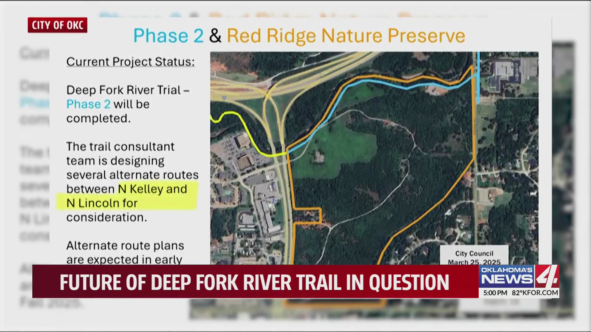 Future of Deep Fork River Trail in question
