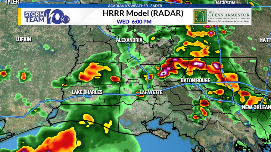 High storm chances through mid-week, weather improves for weekend