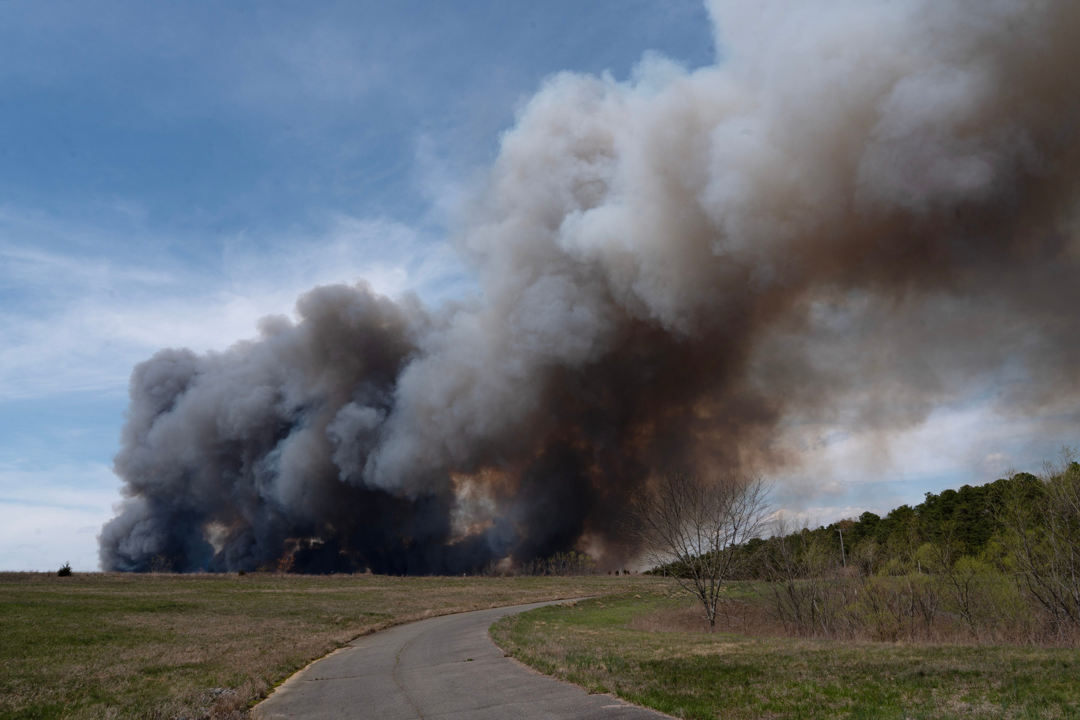 A history of significant Ocean County wildfires, including the Jones ...