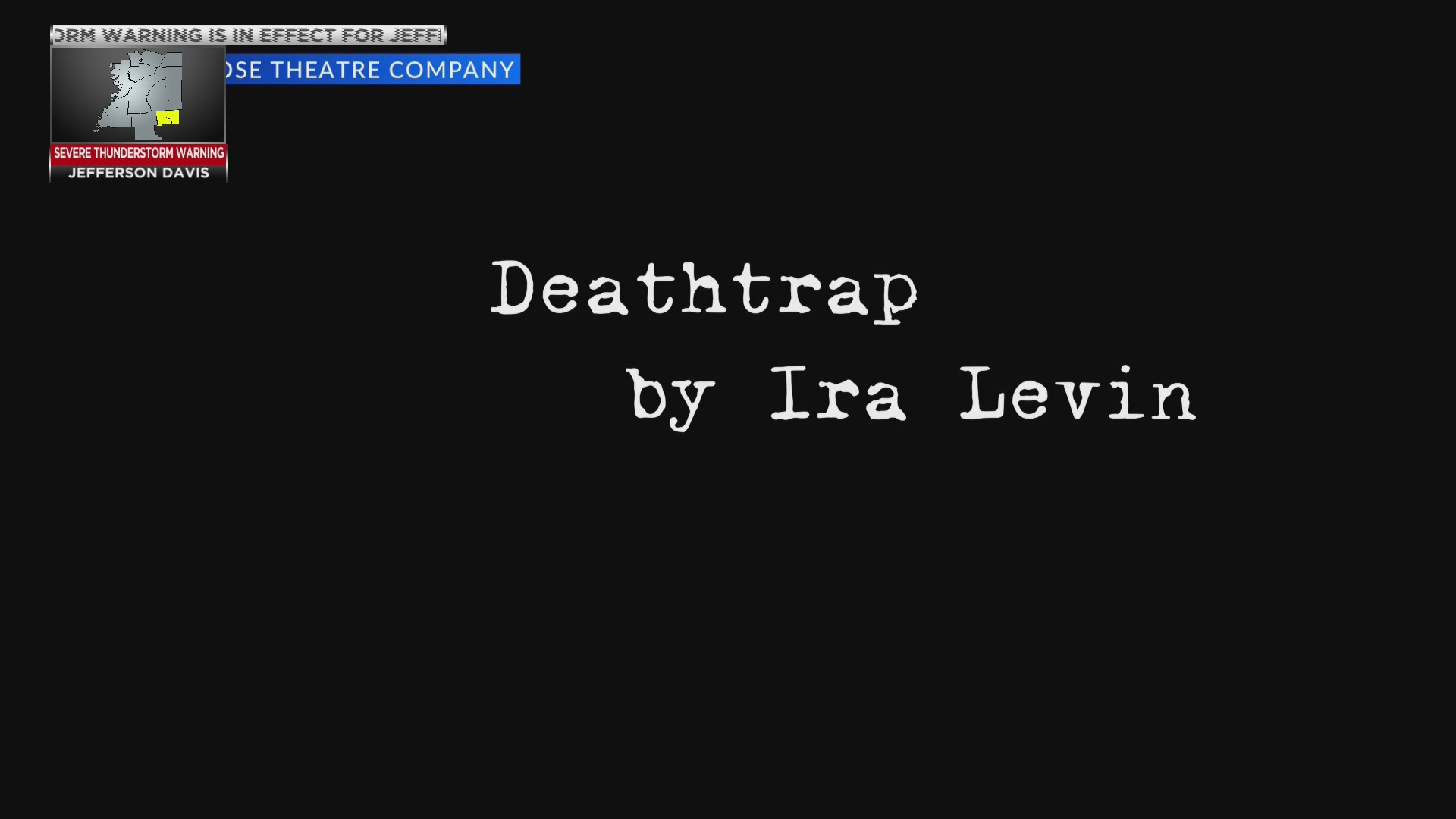 ‘Death Trap’ at the Black Rose Theatre Company