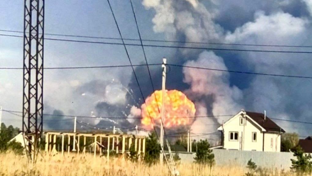 Ukraine war latest: Explosions rock what could be one of Russia's ...