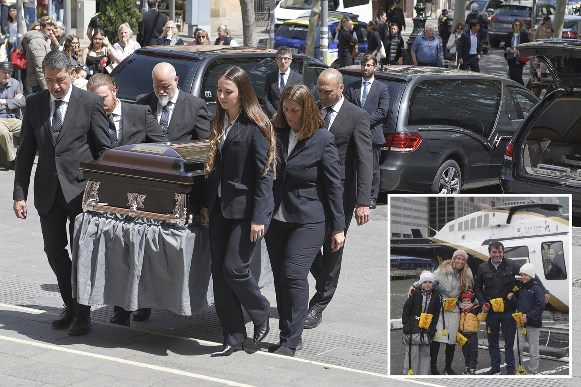Hudson River helicopter crash victims laid to rest in Barcelona to the ...