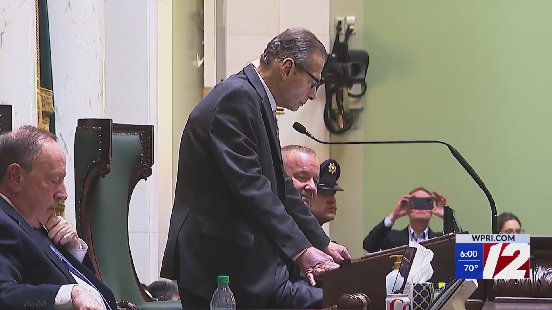 Moment of silence held at State House for late Senate President ...