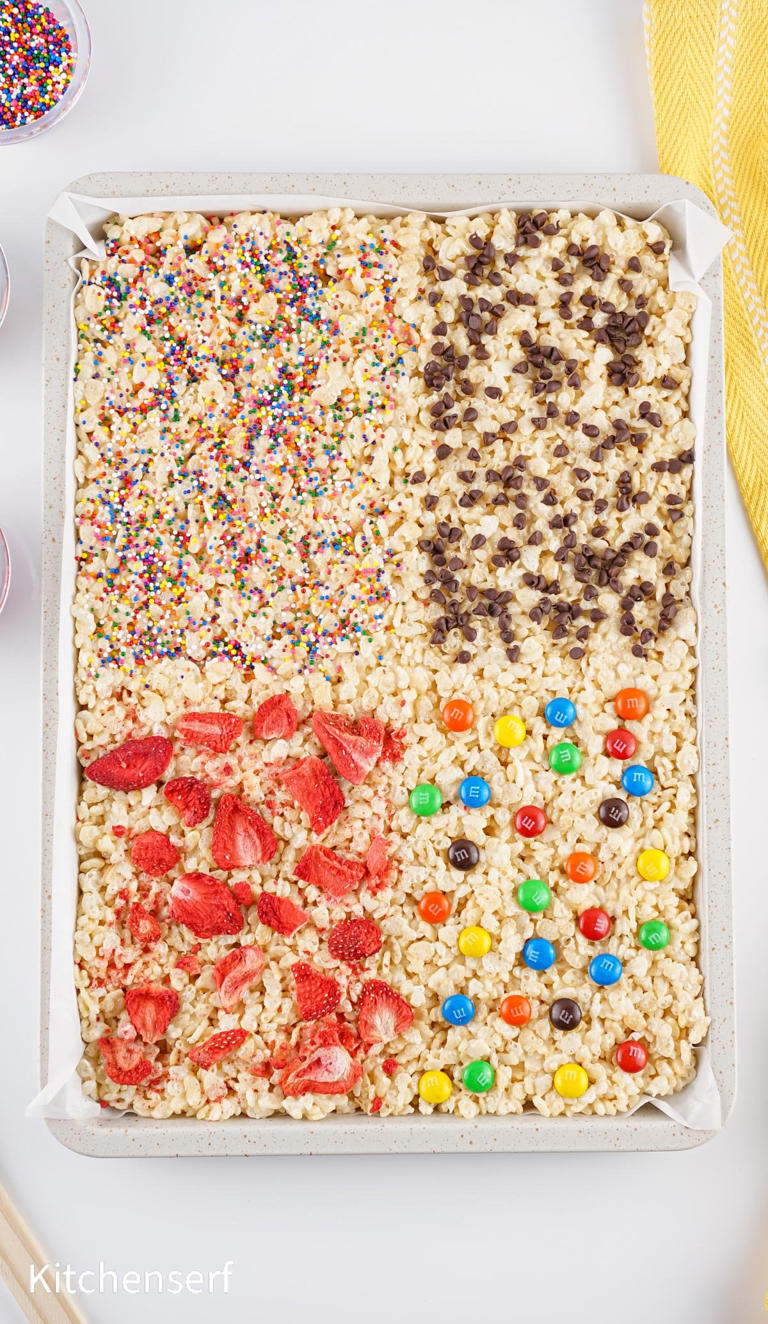 Sheet Pan Rice Krispie Treats