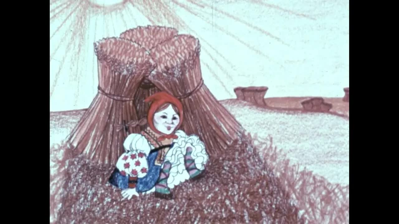 Animated Folk Tale: Harvesting Wheat - Village Feast