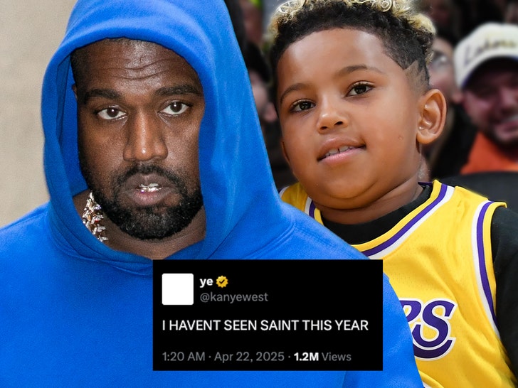 Kanye West Can See His Kids Anytime, Has Seen Saint This Year Despite Claim