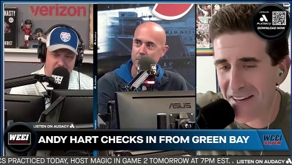 WEEI Afternoons: Andy Hart is hearing the Patriots want to trade down