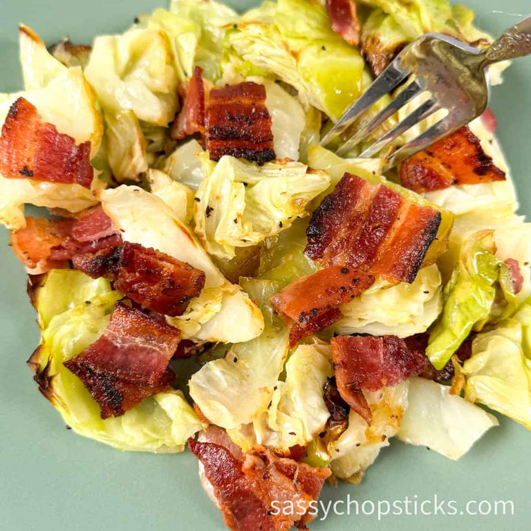 Baked Cabbage with Bacon: Simple and Delicious