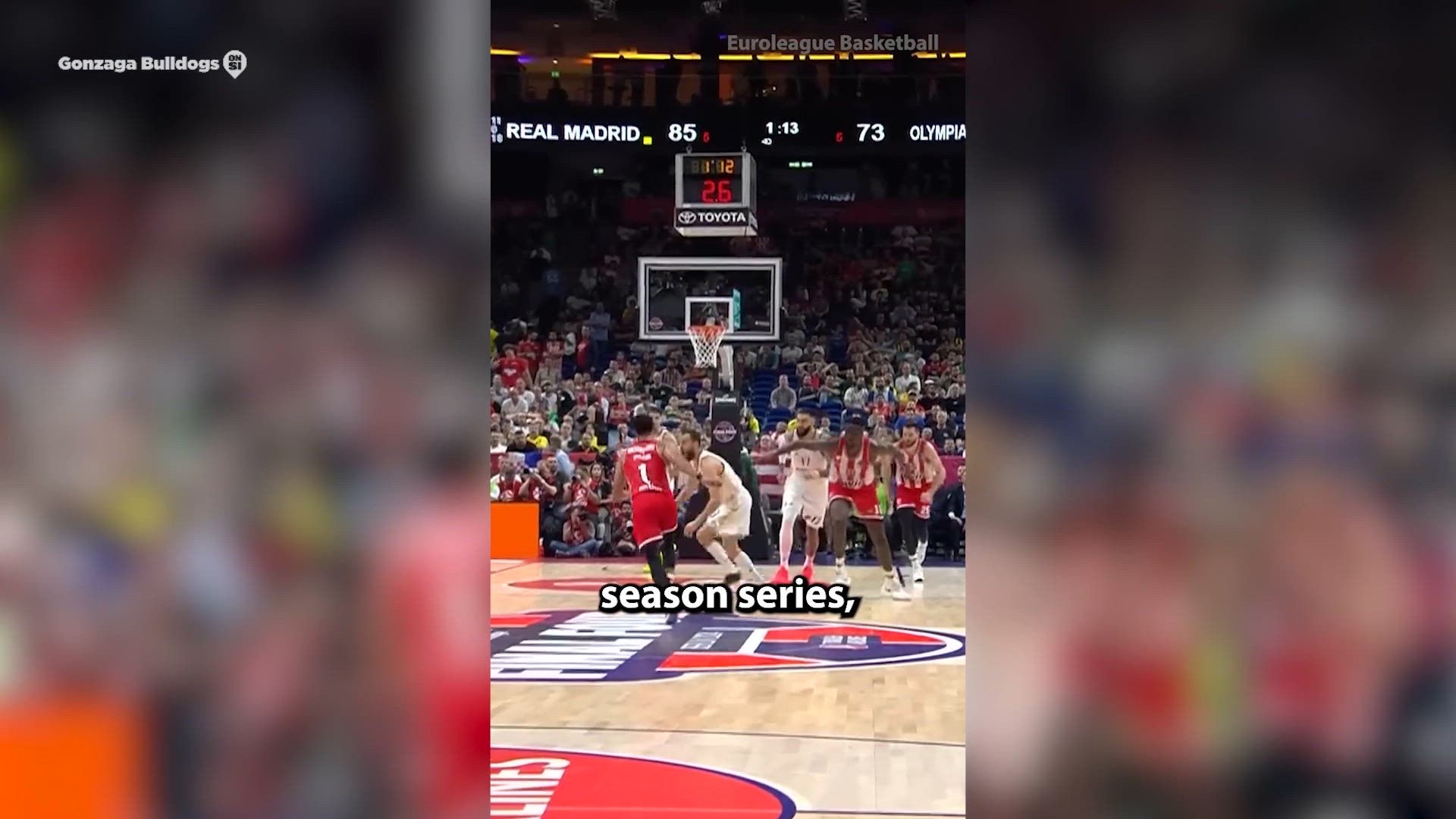 Gonzaga's Nigel Williams-Goss leads top seeded team in the Euroleague ...