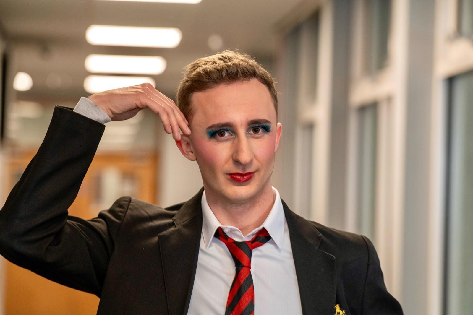 Performer is dancing for joy - in heels - on Chesterfield stage in hit ...