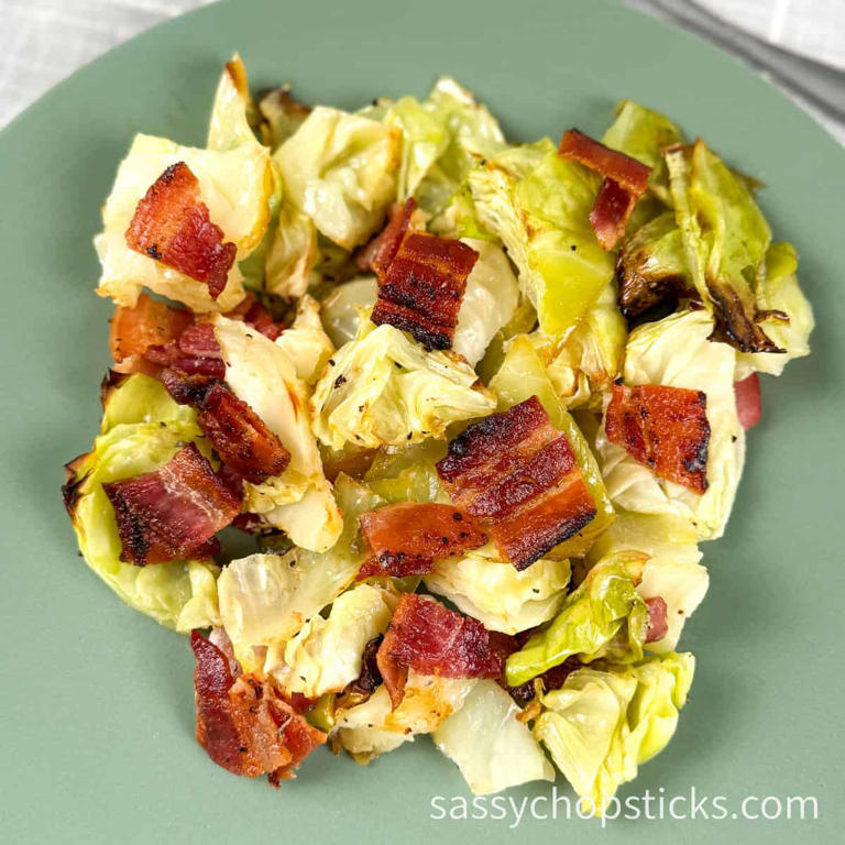 Baked Cabbage with Bacon: Simple and Delicious