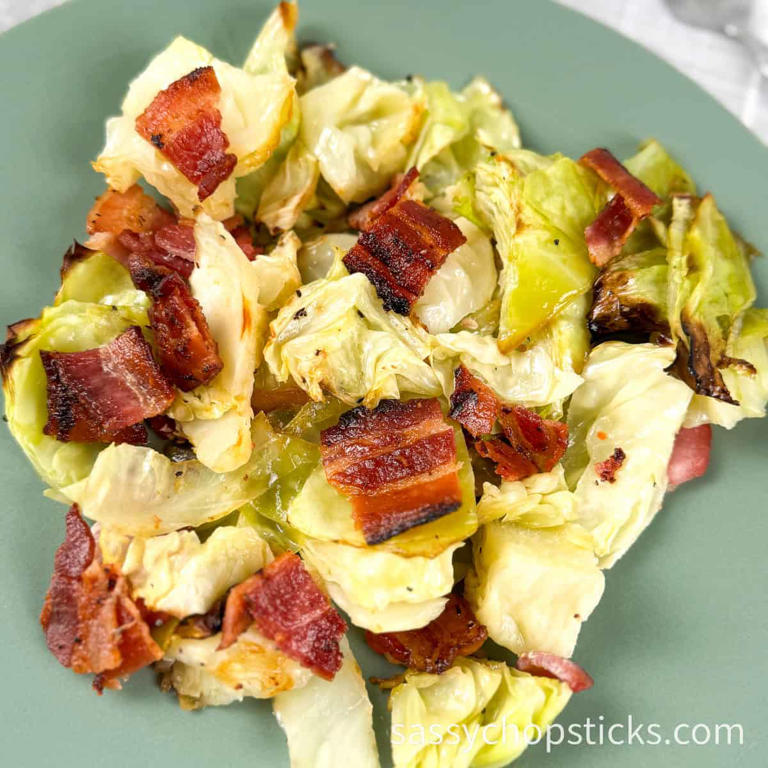 Baked Cabbage with Bacon: Simple and Delicious