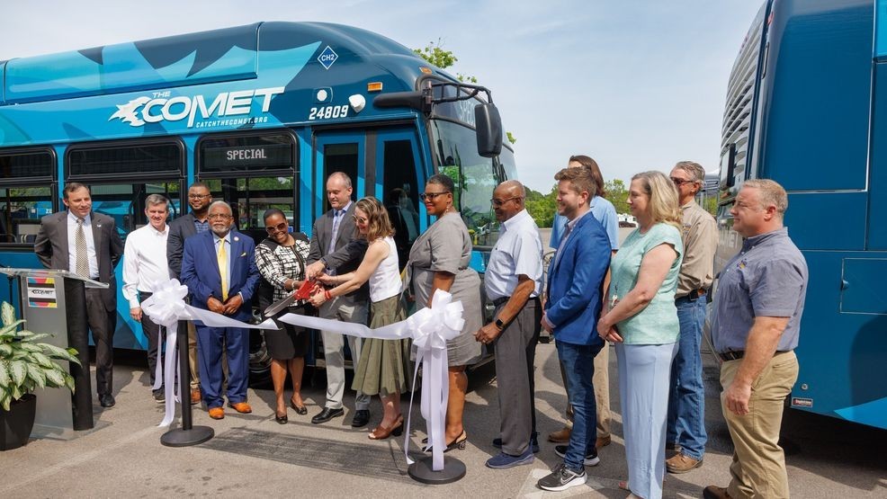 The COMET launches zero-emission buses with federal grant on Earth Day