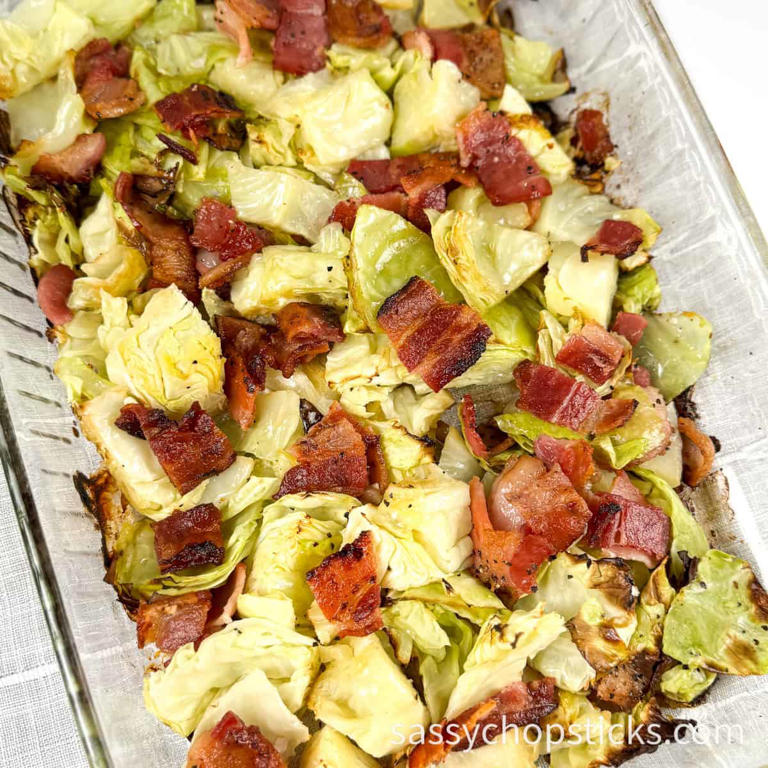 Baked Cabbage with Bacon: Simple and Delicious