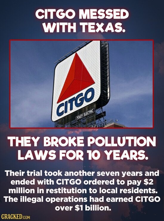 18 Very Evil Things Huge Companies Have Done